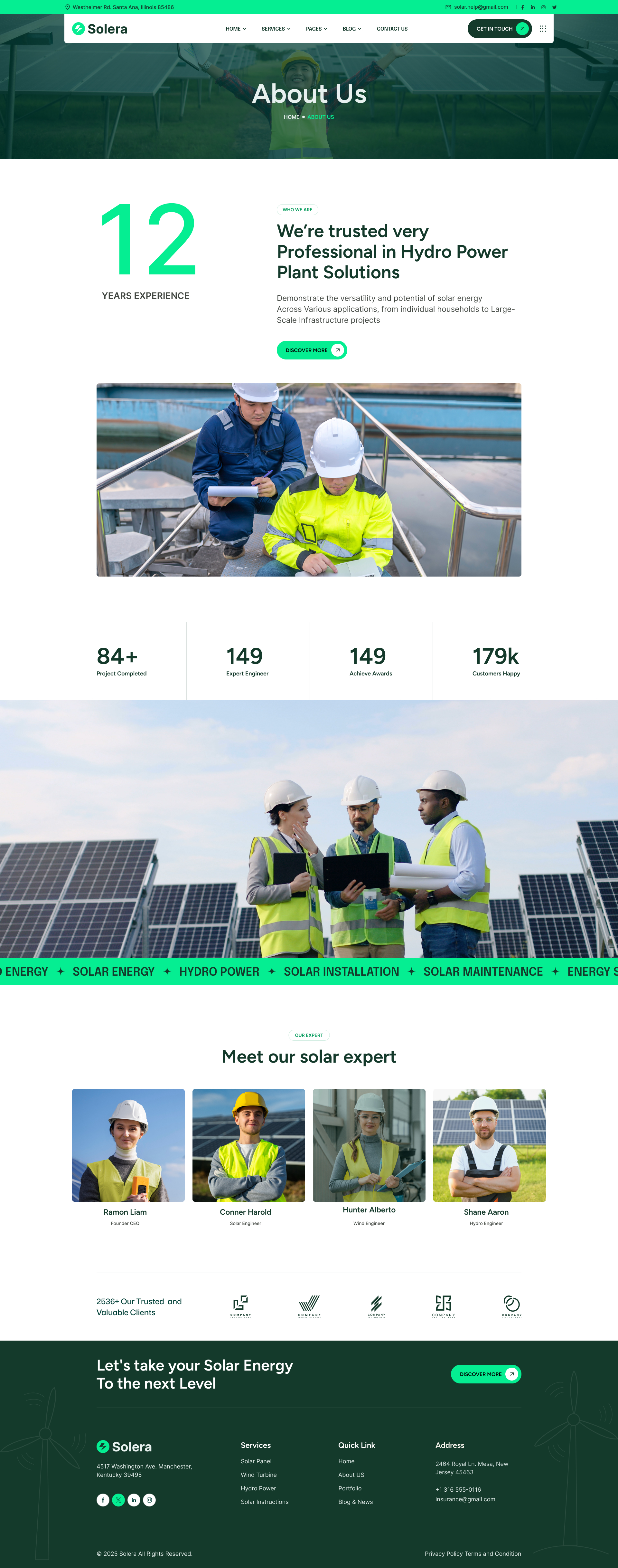 Solera - Solar Energy & Hydro Power Figma Template by GeeksLab_Themes